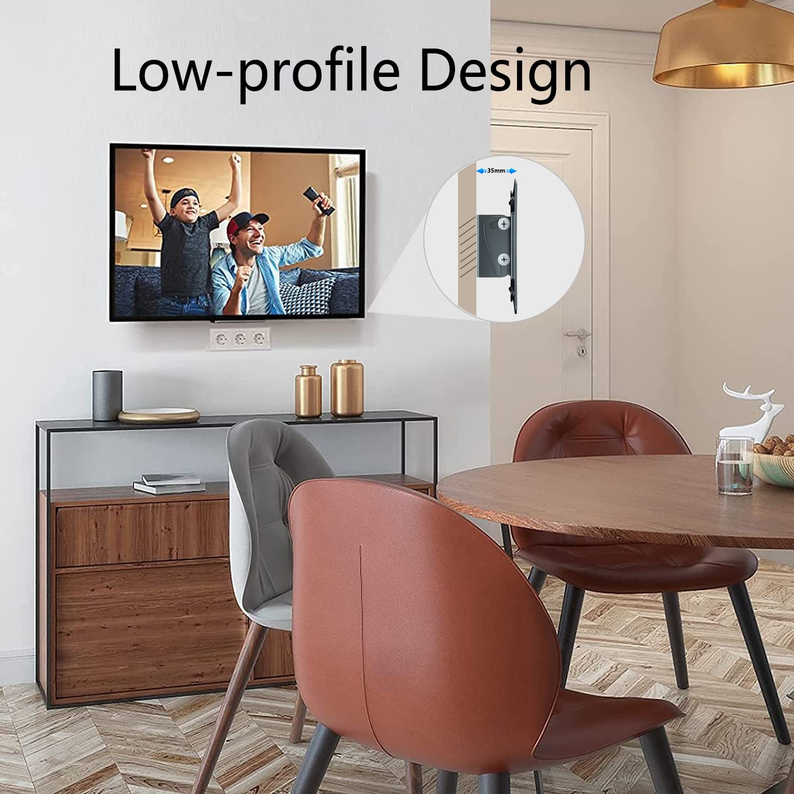 Snapklik.com : Nuyoah Wall Monitor Mount RV TV Mount For 14"-26 ...