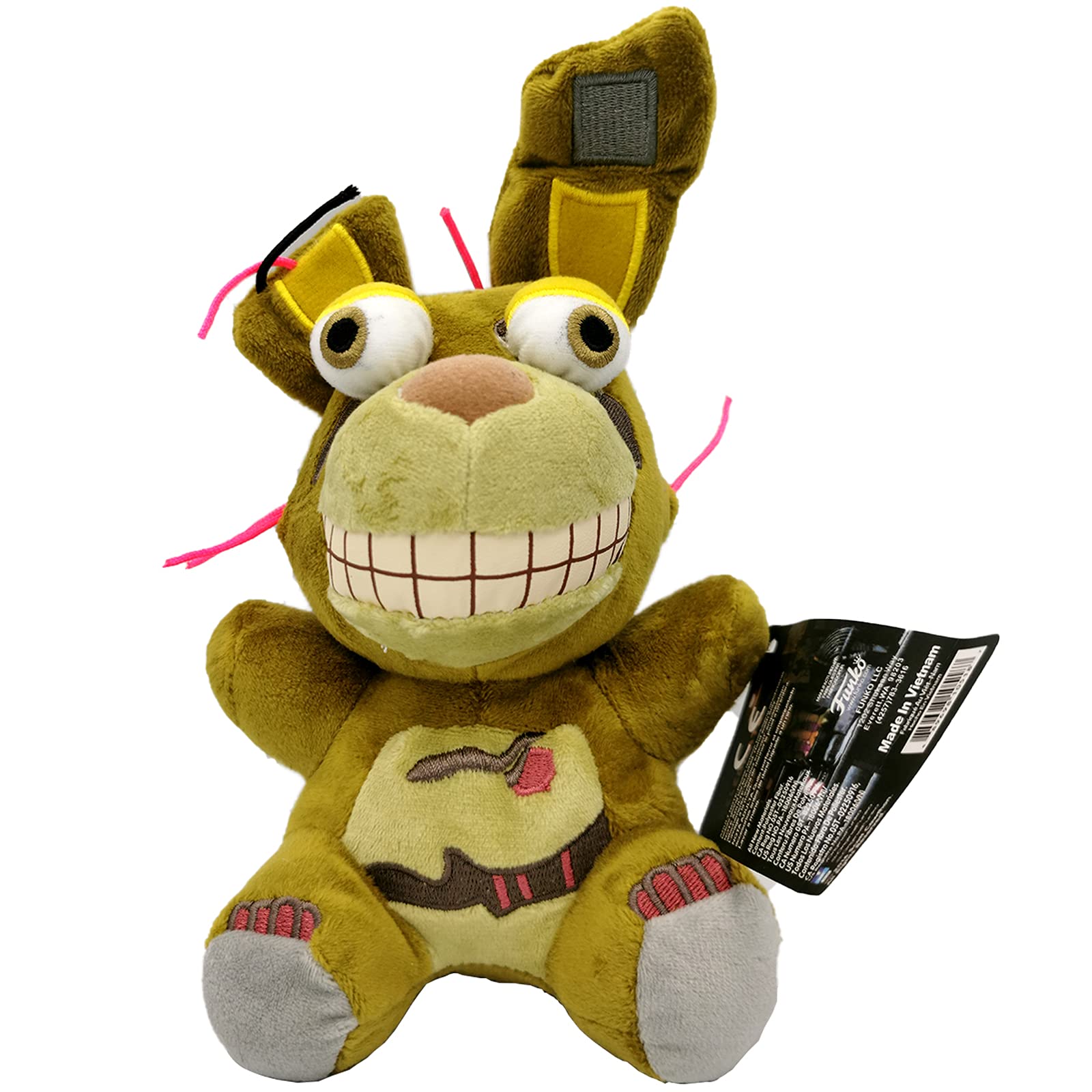 Buy Springtrap Plush Toy,9" 5 Nights at Freddy's Stuffed Animal Doll ...