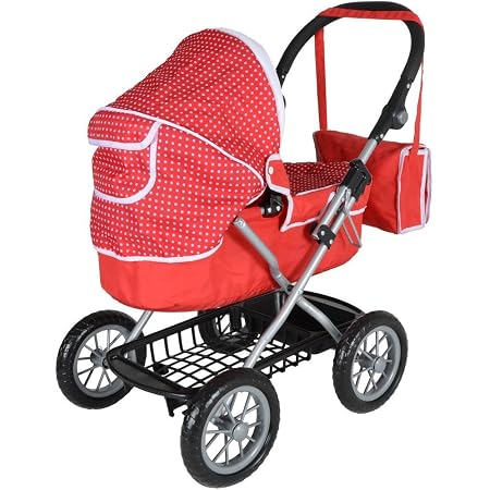 Silver Cross - Ranger Dolls Pram - Poppy Red : Amazon.co.uk: Toys & Games