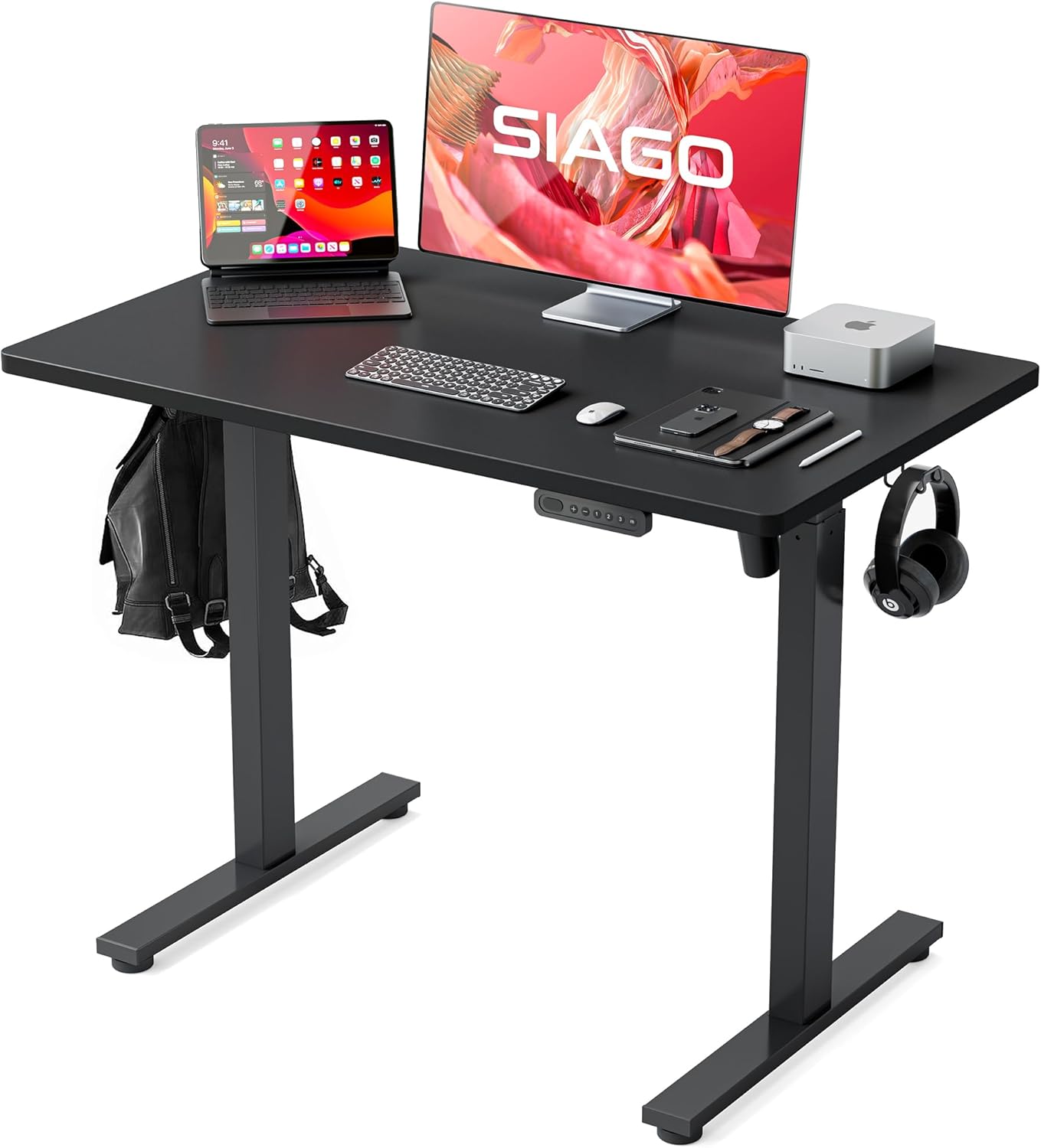 Amazon.com: SIAGO Standing Desk Whole Piece - 40 x 24 Inch Electric Sit ...