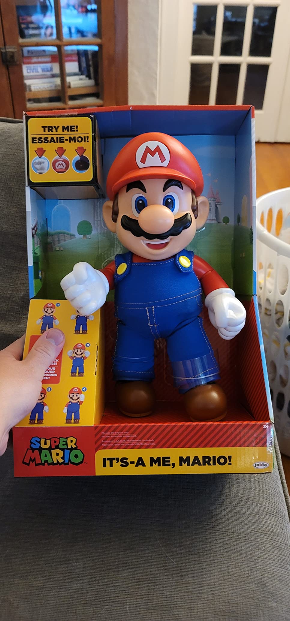$8/mo - Finance Super Mario It's-A Me, Mario! Collectible Action Figure ...