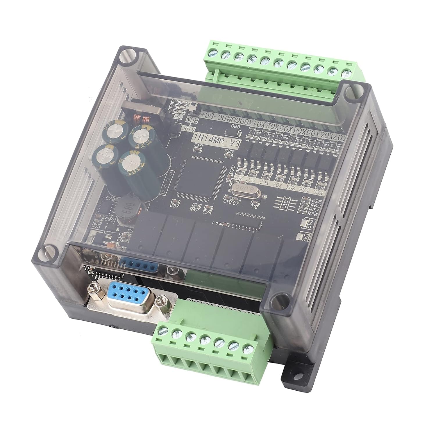 Dc24V Fx1N 14Mr Industrial, 24V SPS Programmable Logic Controllers Control Board PLC ...