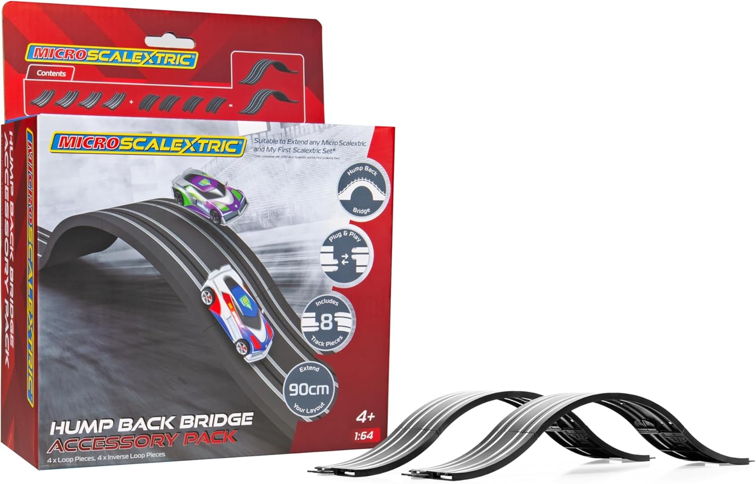 Scalextric - G8049 Hump Backed Bridge Micro Scalextric - Accessory Pack ...