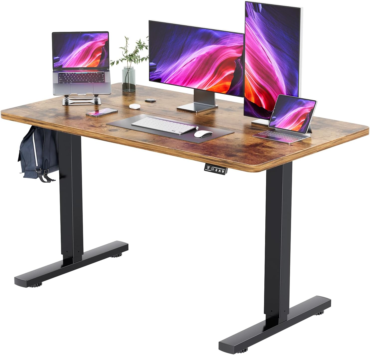 Amazon.com: Shahoo Electric Standing Desk Ergonomic Height Adjustable ...