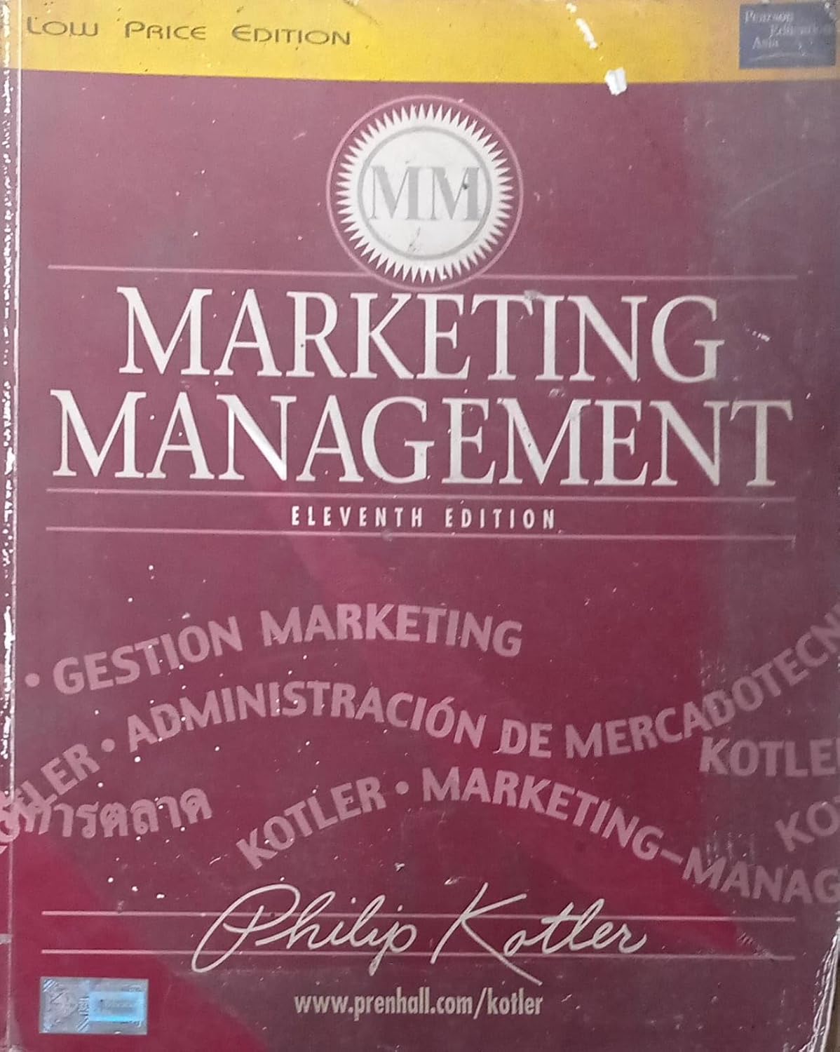 Buy MARKETING MANAGEMENT By Philip Kotler SECOND HAND BOOK NVB+++ Book ...