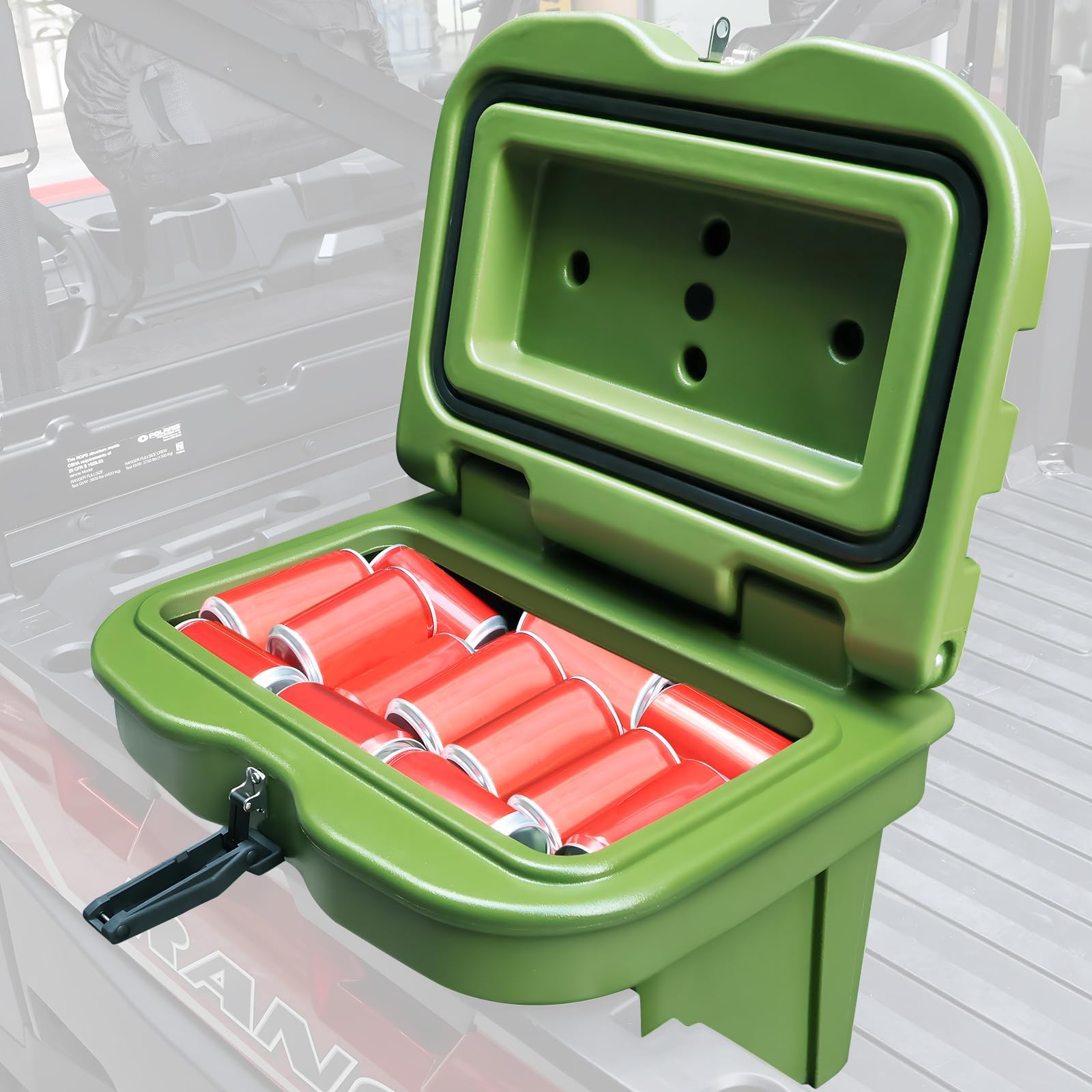 Amazon.com: Polaris Lock & Ride MAX Cargo Storage Box for RANGER XD ...