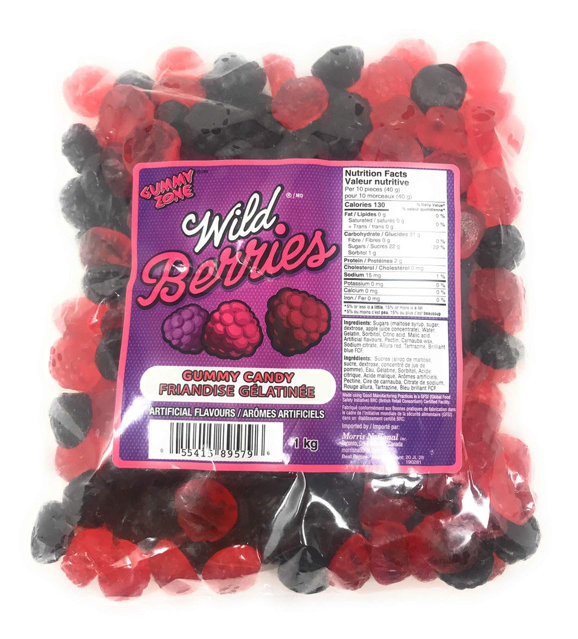 Gummy Zone Wild Berries Gummy Candy - 1 KG : Amazon.ca: Grocery ...