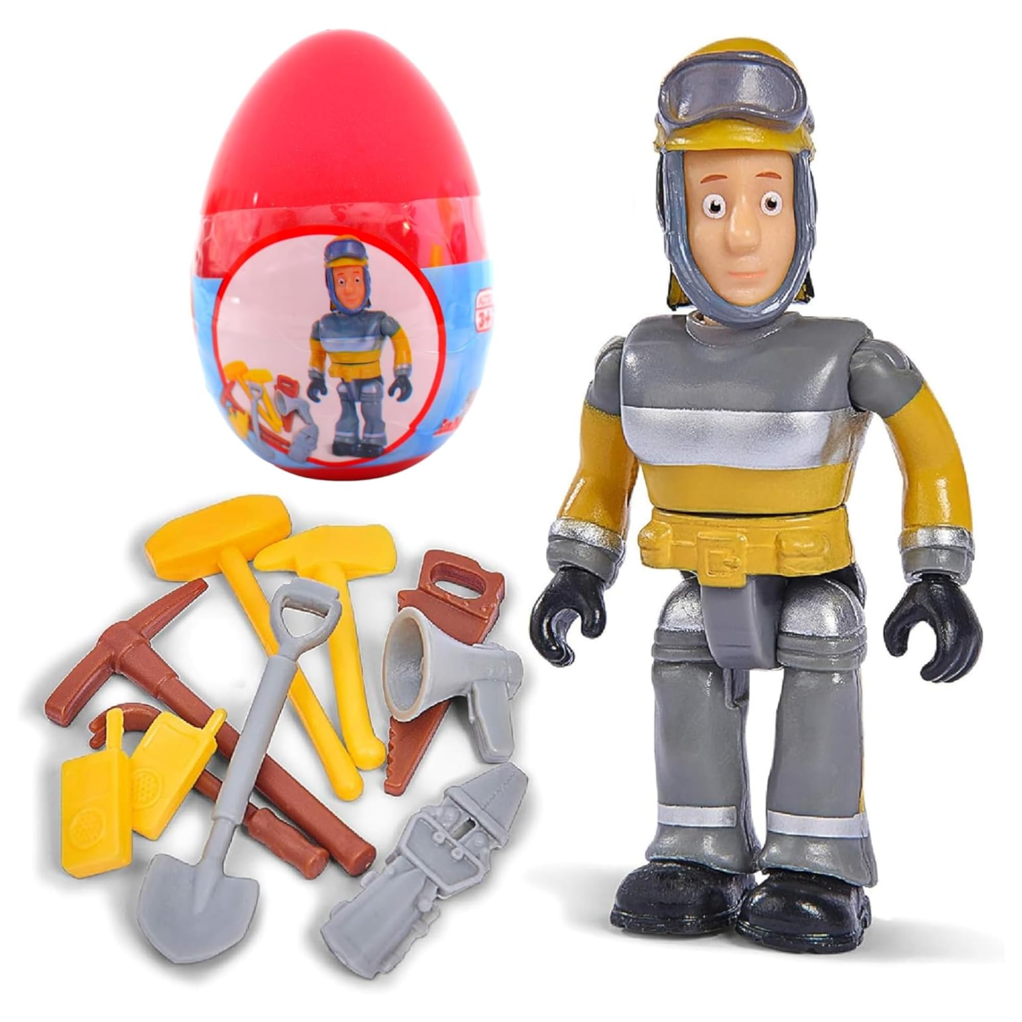 Fireman Sam Articulated Play Figure Capsule Characters – Fire Captain ...