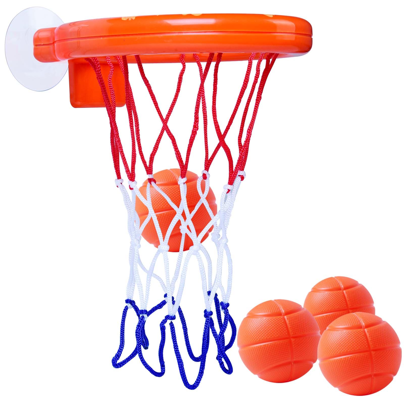 Amazon.com: OBTANIM Bathtub Fun Basketball Hoop Balls Set Bathroom ...