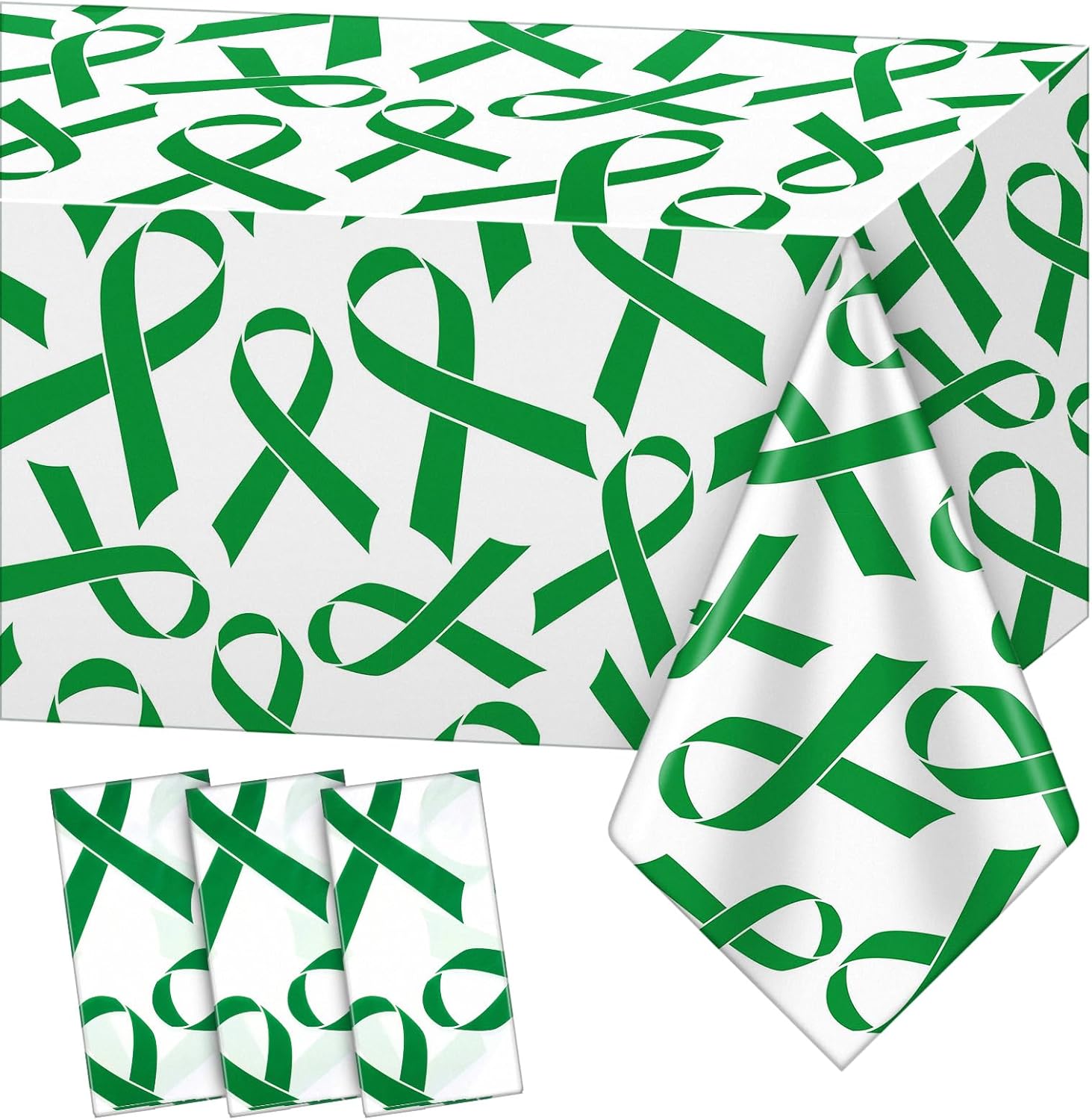 Amazon.com: Breling 3 Pcs Mental Health Awareness Tablecloth ...