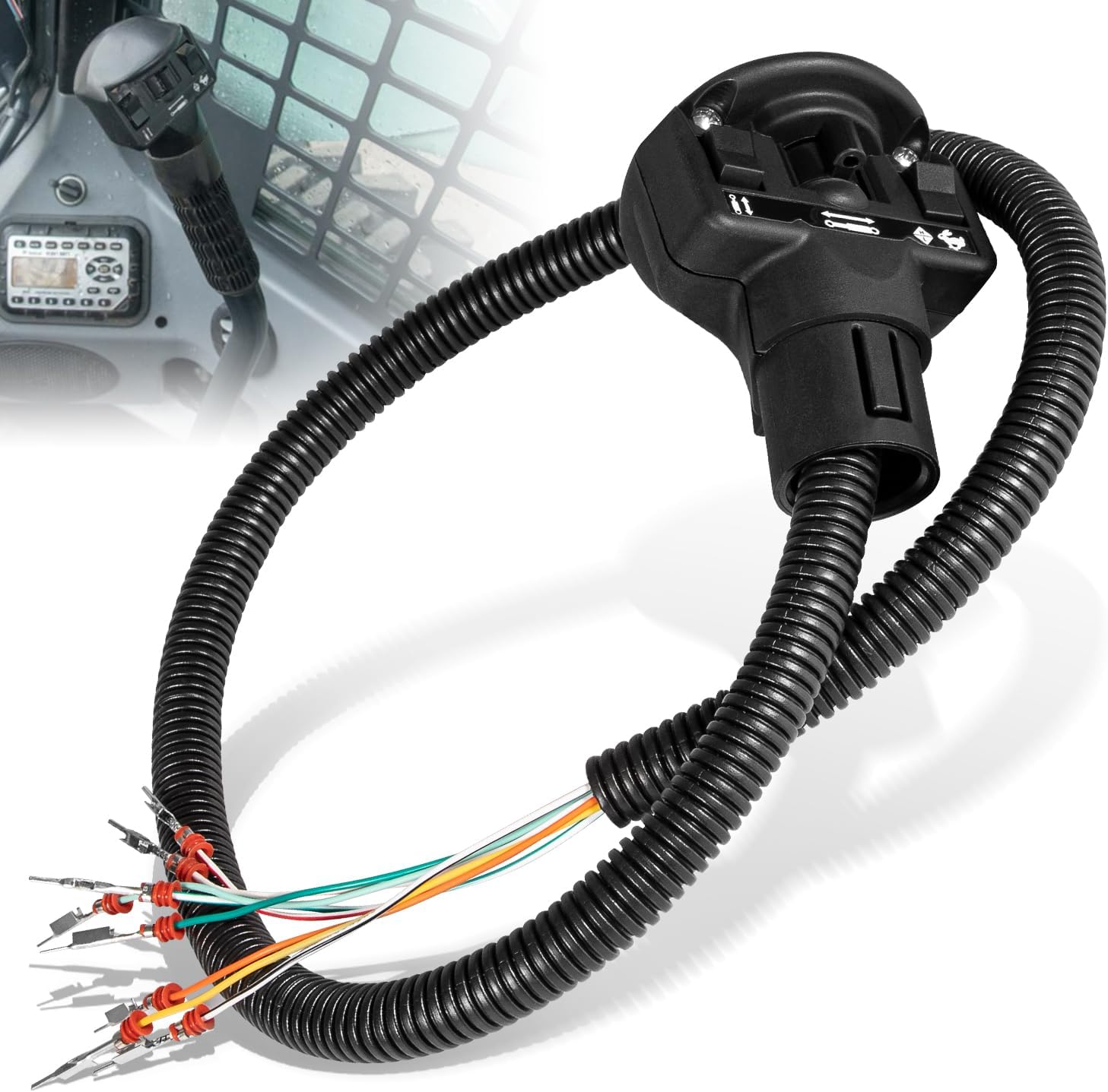 Amazon.com: Right Auxiliary Four Switch Handle 6680418 for Bobcat Skid ...