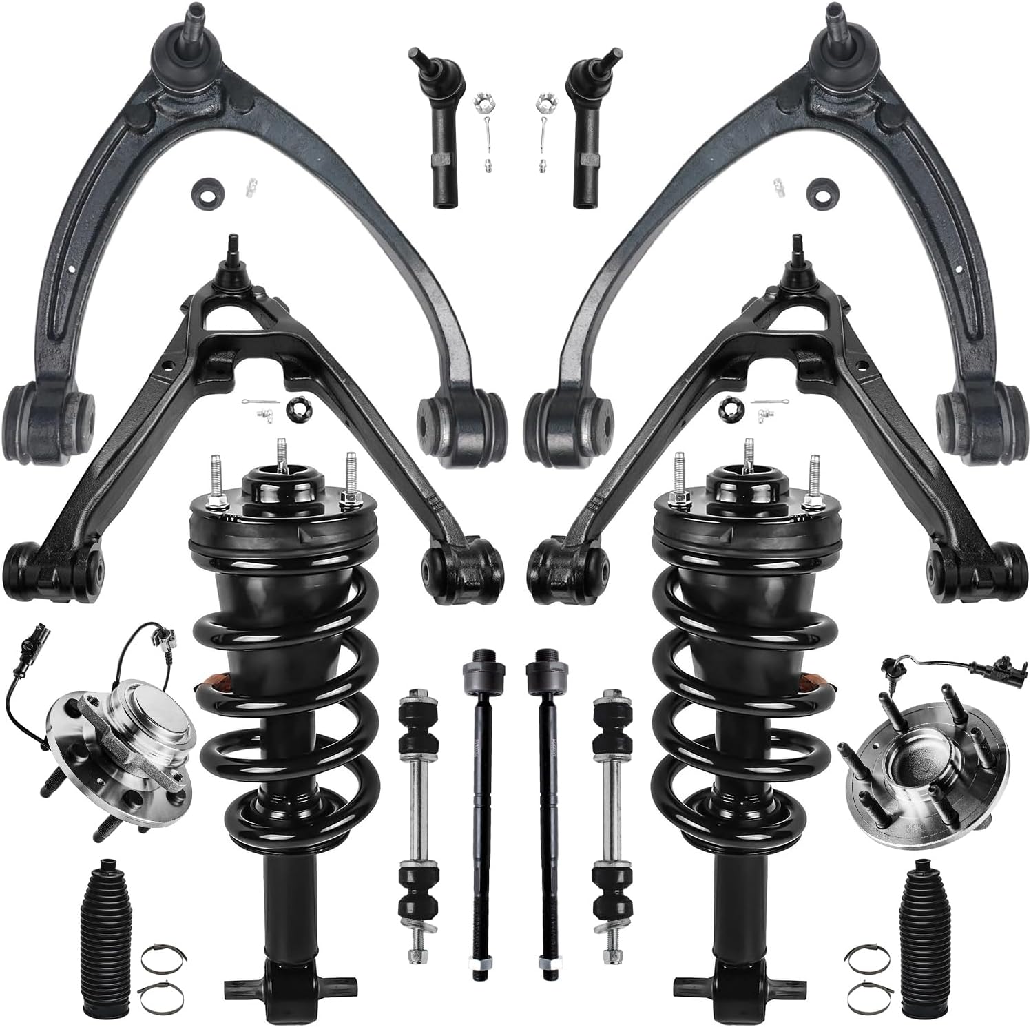 Amazon.com: Forlevlaep Suspension Upper and Lower Tubular Control Arms ...