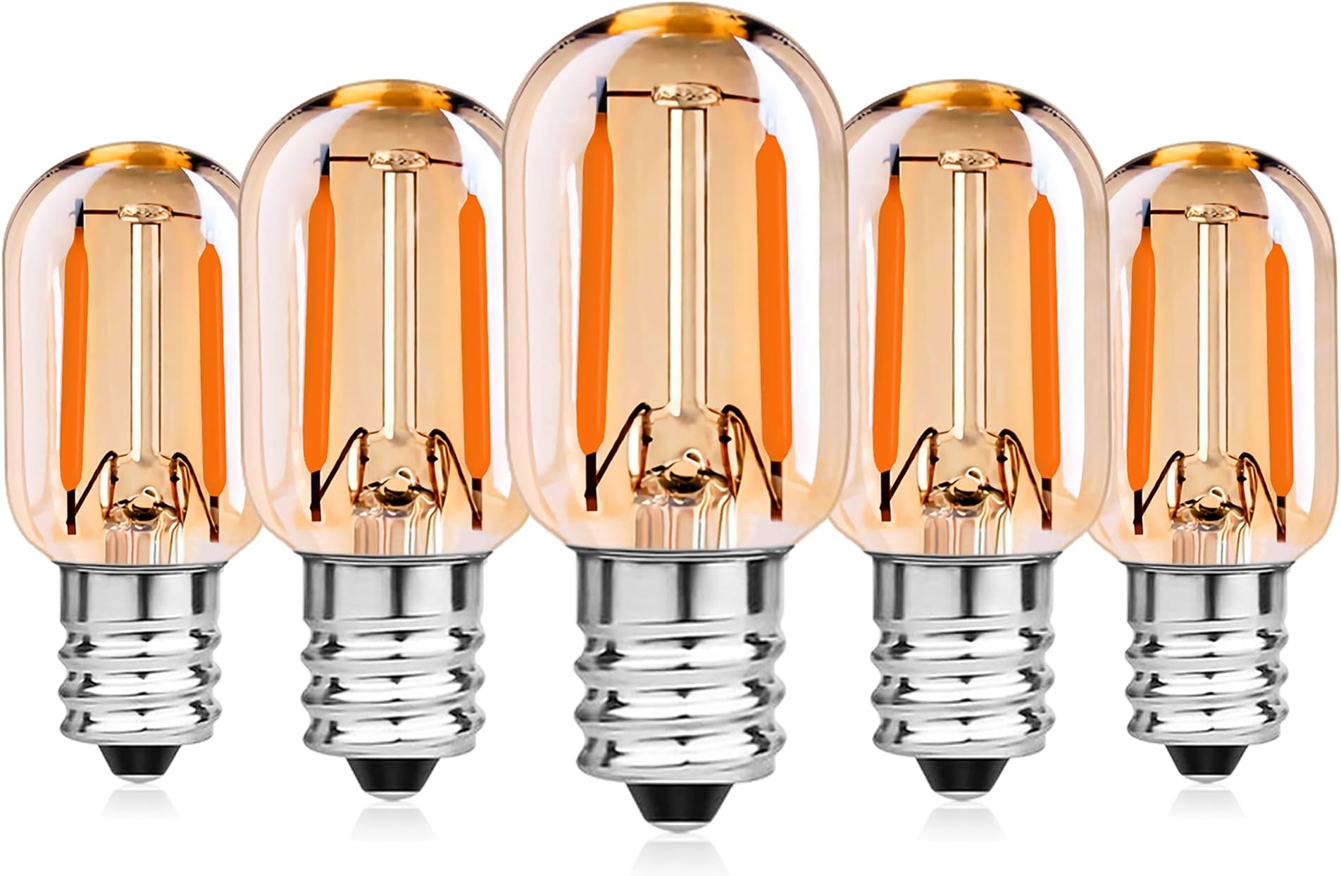 DoRight Candelabra Base E12 LED Light Bulbs, T6 LED Bulb Tubular ...