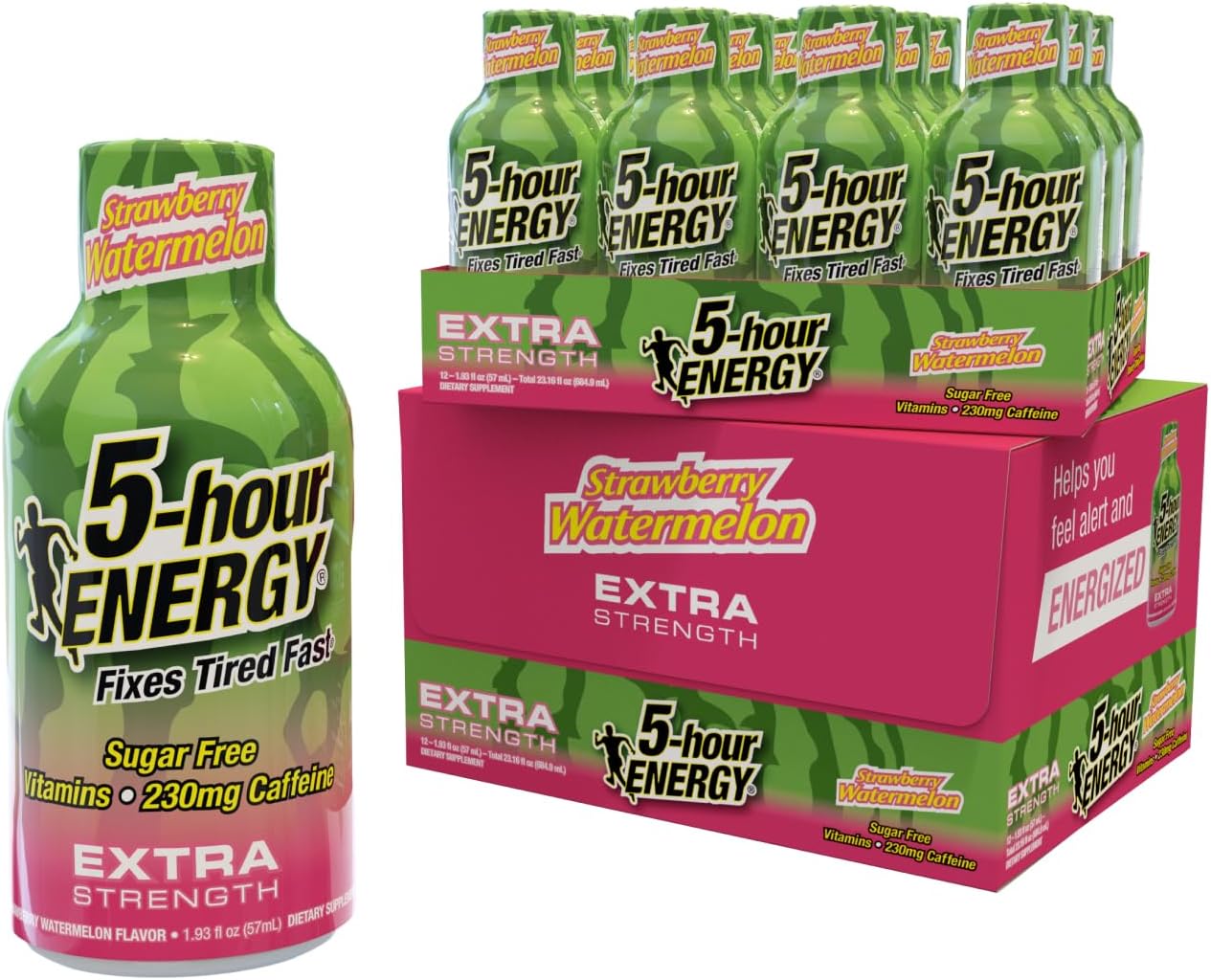 Amazon.com: Grade A Quality Shots, Fruit Punch Flavor, Up to 7+ Hours ...