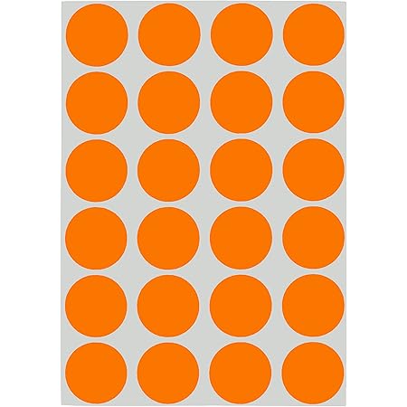 Amazon.com : ChromaLabel 3/4 Inch Round Removable Color-Code Dot ...