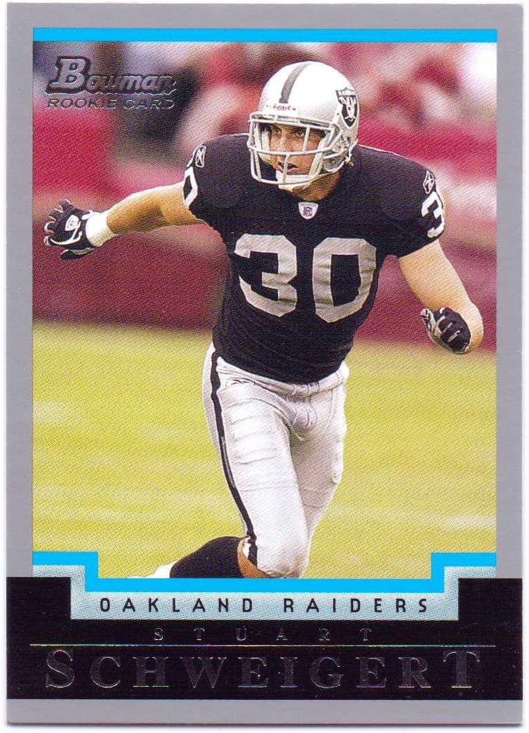 Amazon.com: Stuart Schweigert 2004 Bowman Rookie #138 - Oakland Raiders ...