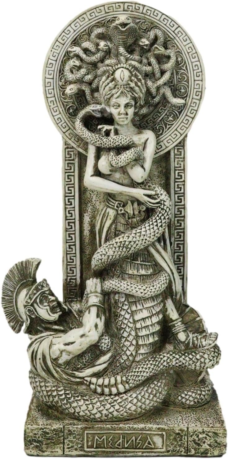 Amazon.com: Ebros Greek Mythology Goddess Venom Snakes Haired Medusa ...