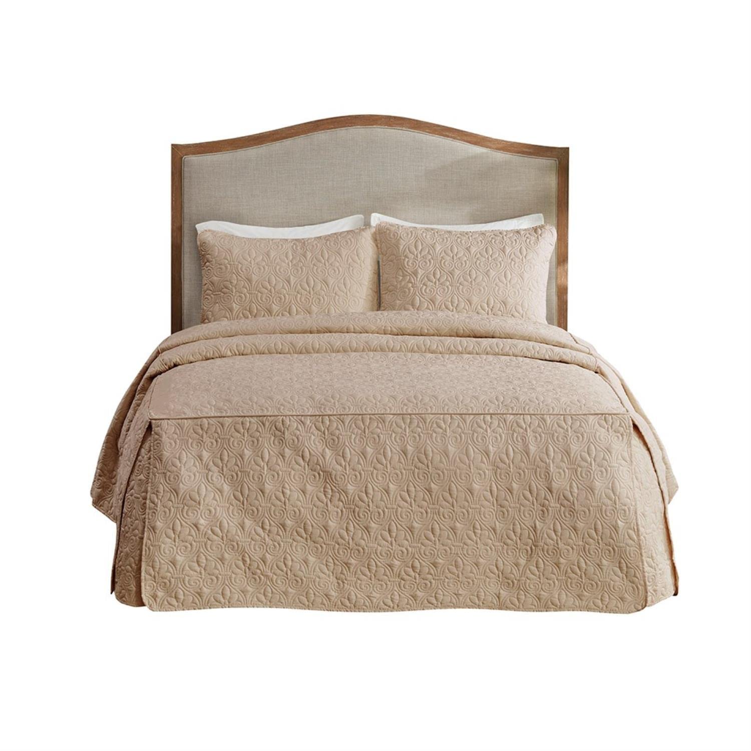 Madison Park Quebec Split Corner Quilted Bedspread Classic Traditional ...