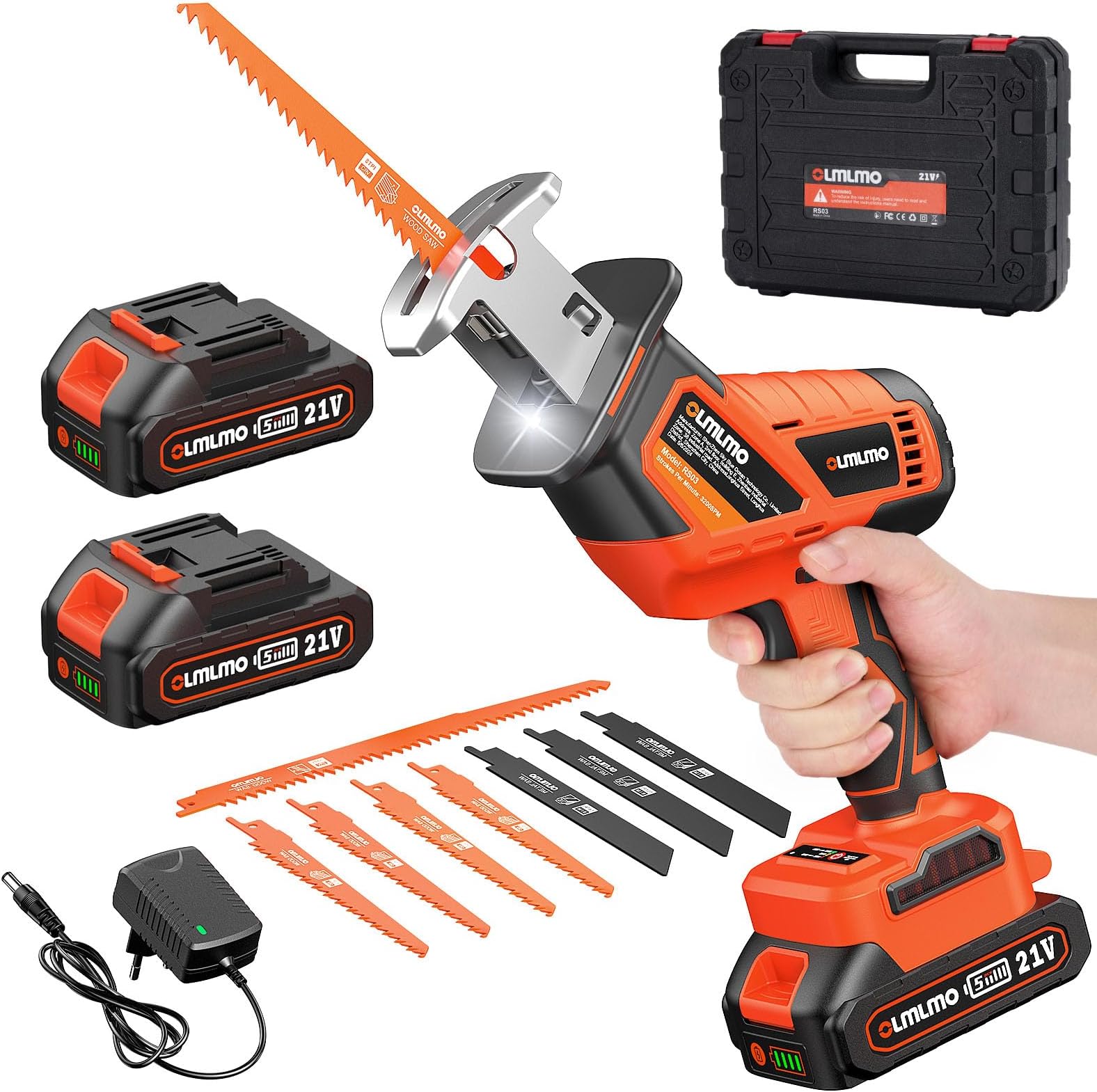 Worx 20V AXIS 2-in-1 Cordless Reciprocating Saw & Jig Saw, Orbital ...