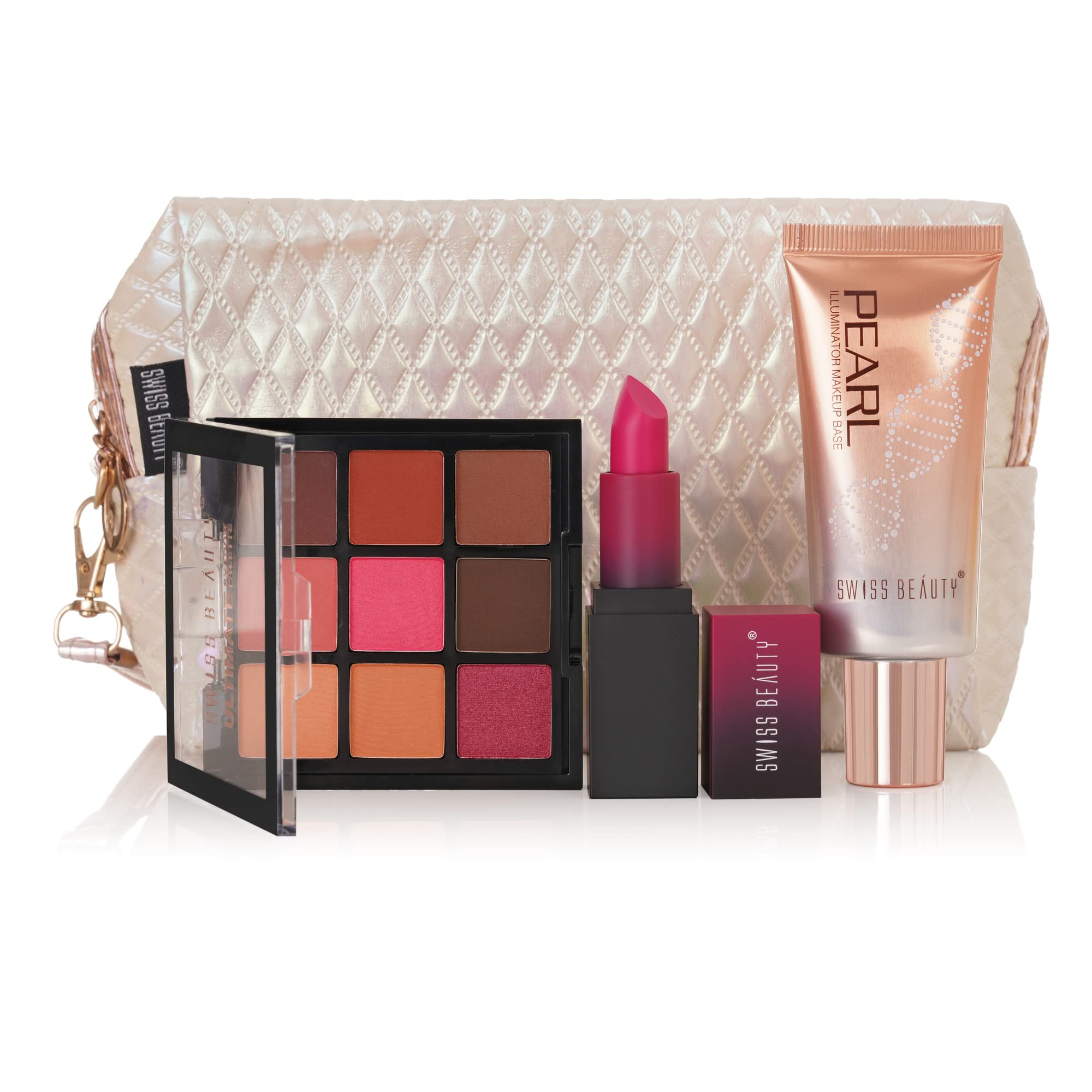 Buy SWISS BEAUTY Quick Fix Beauty Kit With HD Matte Lipstick,Ultimate ...