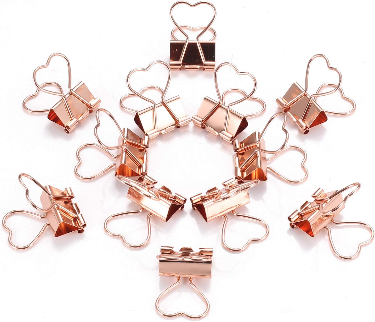 Amazon.com : NXG 12 Pack Medium Metal Wire Binder Clips, Office ...