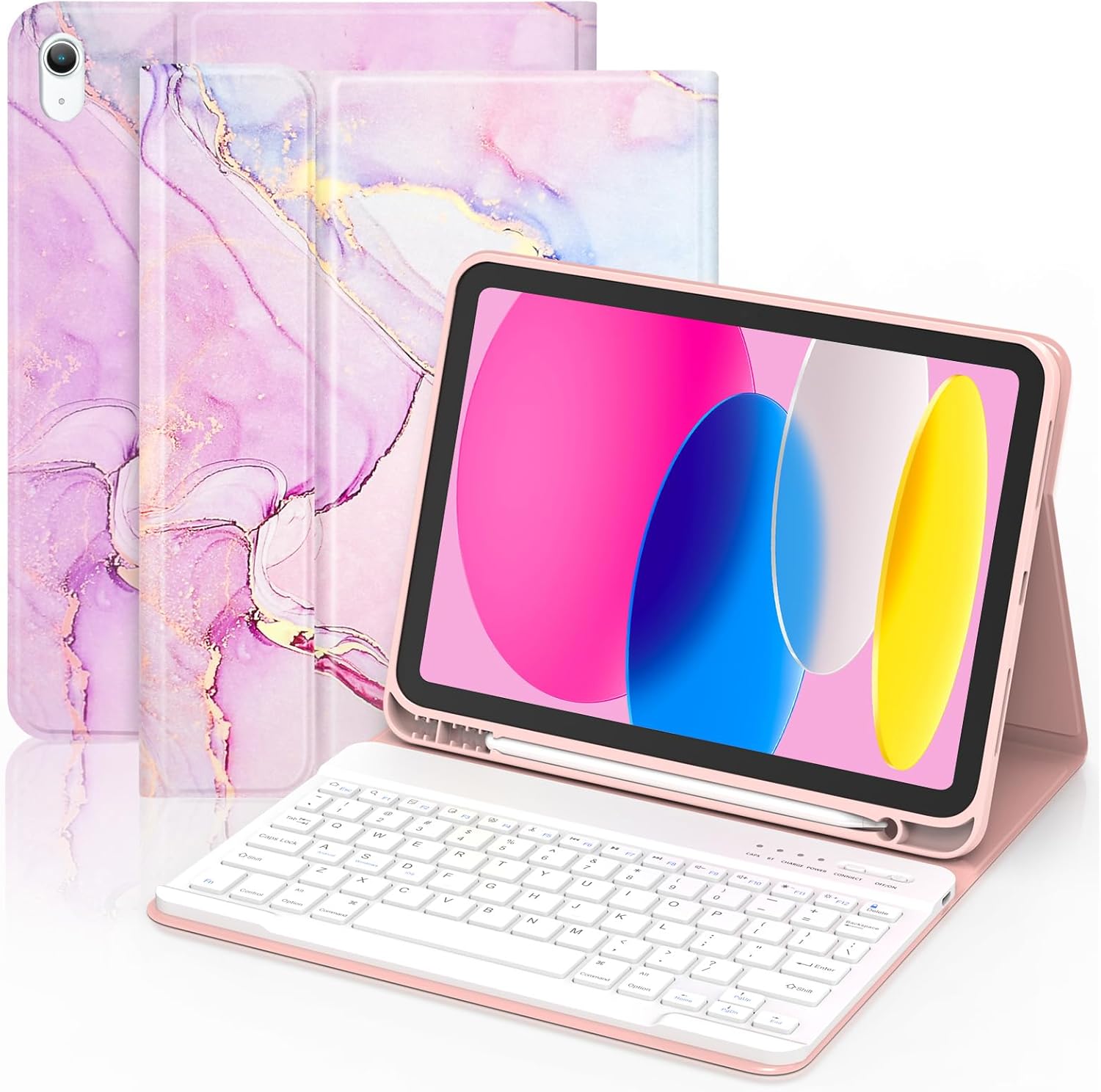 Amazon.com: ZXA for iPad 11th 10th Generation Case with Keyboard ...