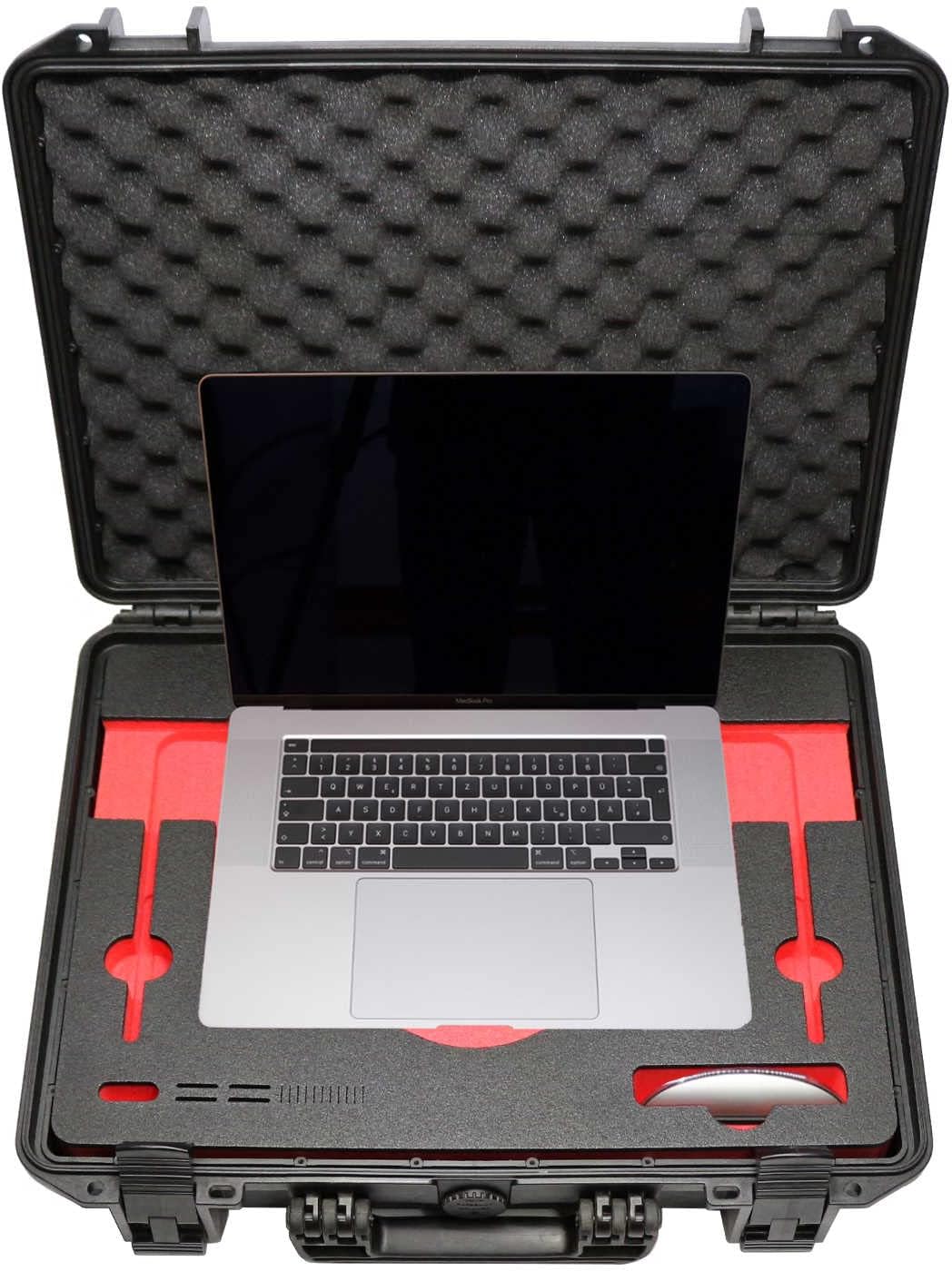 TomCase wasserdichte Laptop Notebook Koffer mit funktionellem Inlay für ...