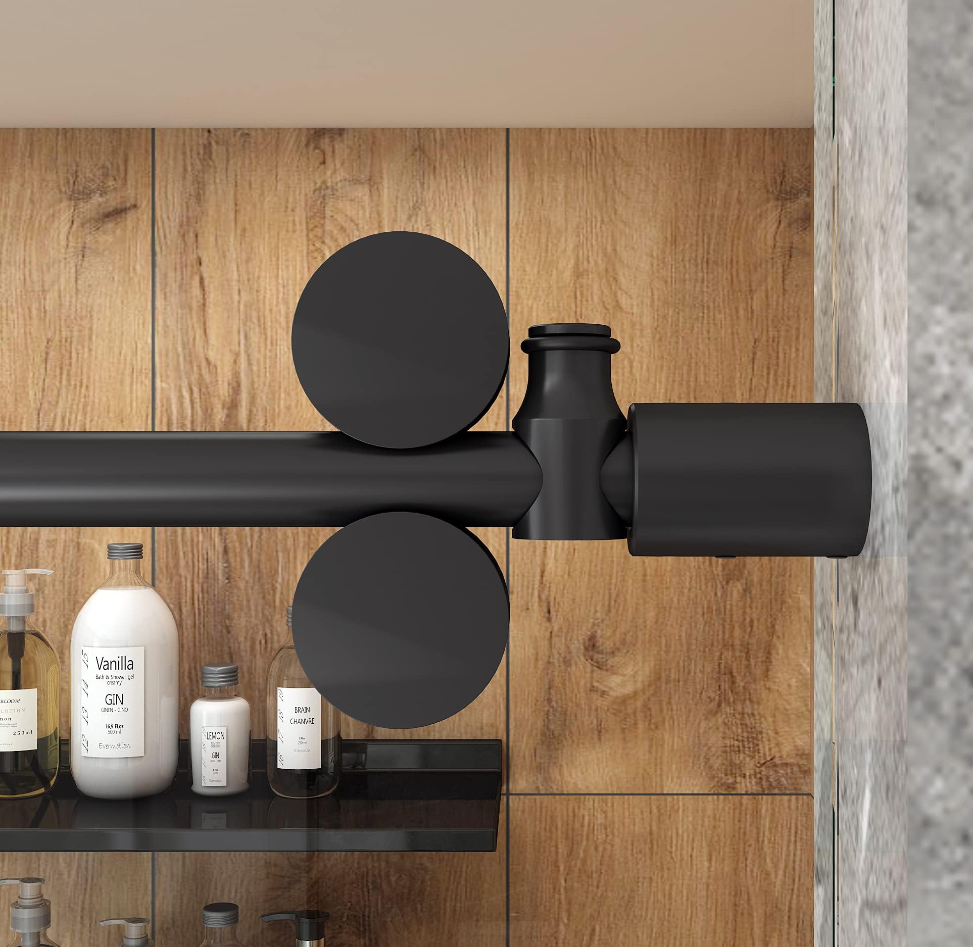 Amazon.com: DIYHD 6.6FT Frameless Sliding Glass Shower Door Track Kit ...