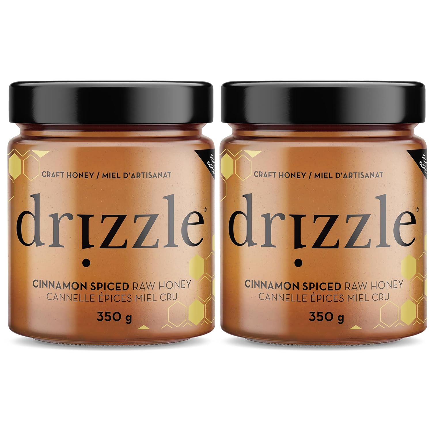 Drizzle Miel cruda especiada con canela cruda sin filtrar y sin ...