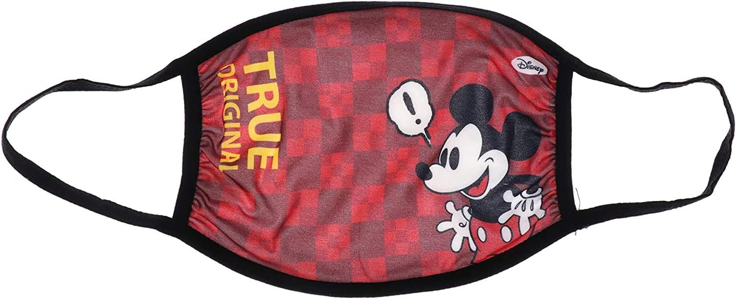 Amazon.com: Disney Mickey Mouse Men's Adult Fabric Face Mask (True ...