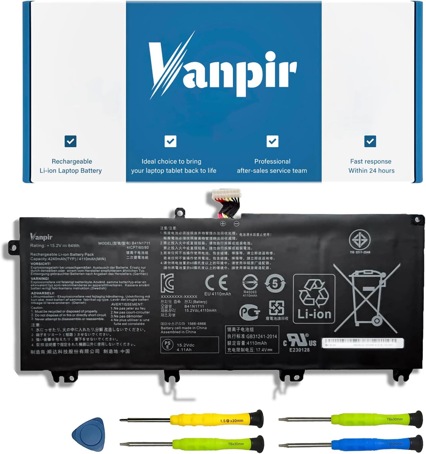 Amazon.com: DGFTB B31N1911 Laptop Battery for ASUS VivoBook Flip K413EA ...