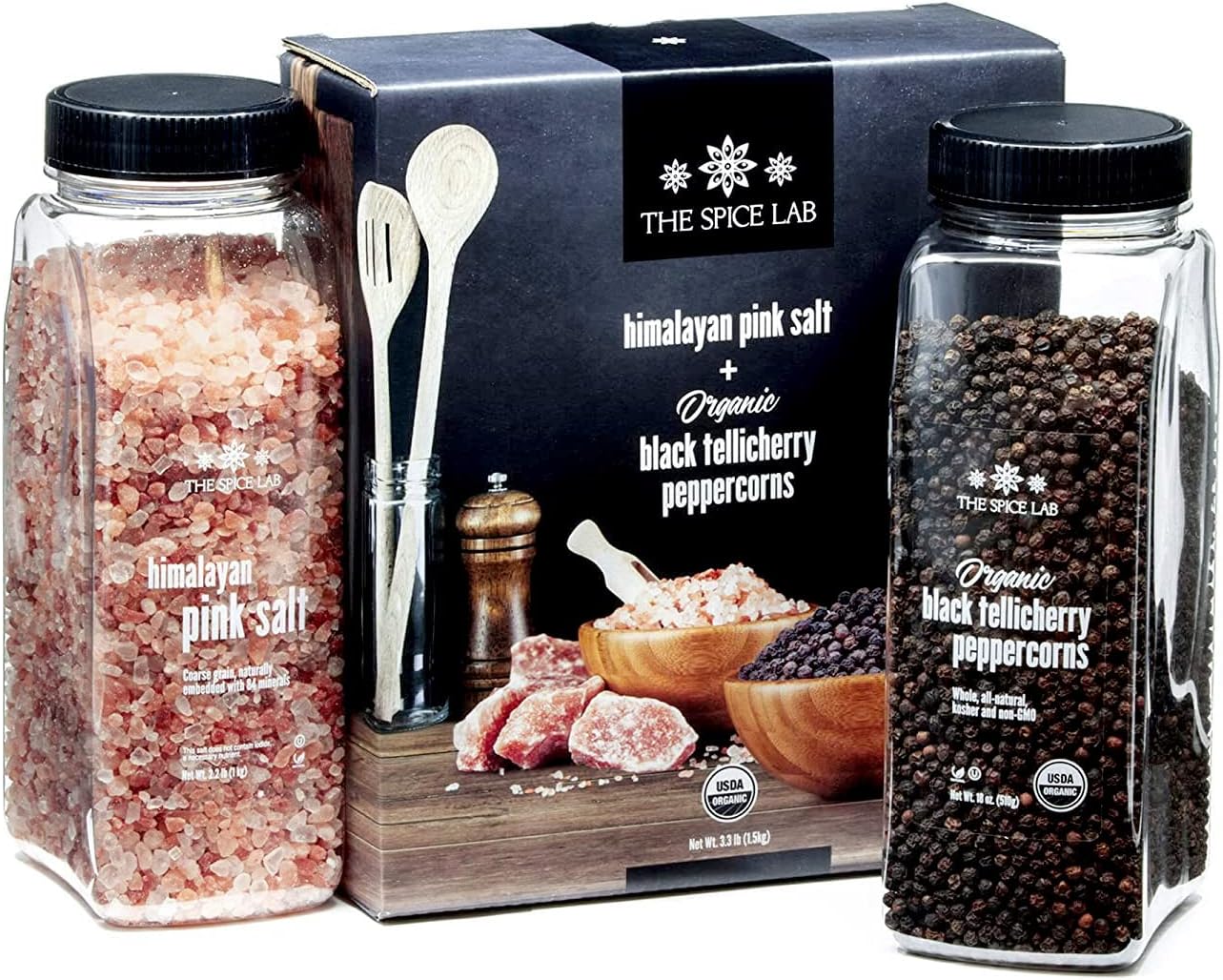 Amazon.com: Cole & Mason Luxury Gift Salt & Pepper Refill - Himalayan ...