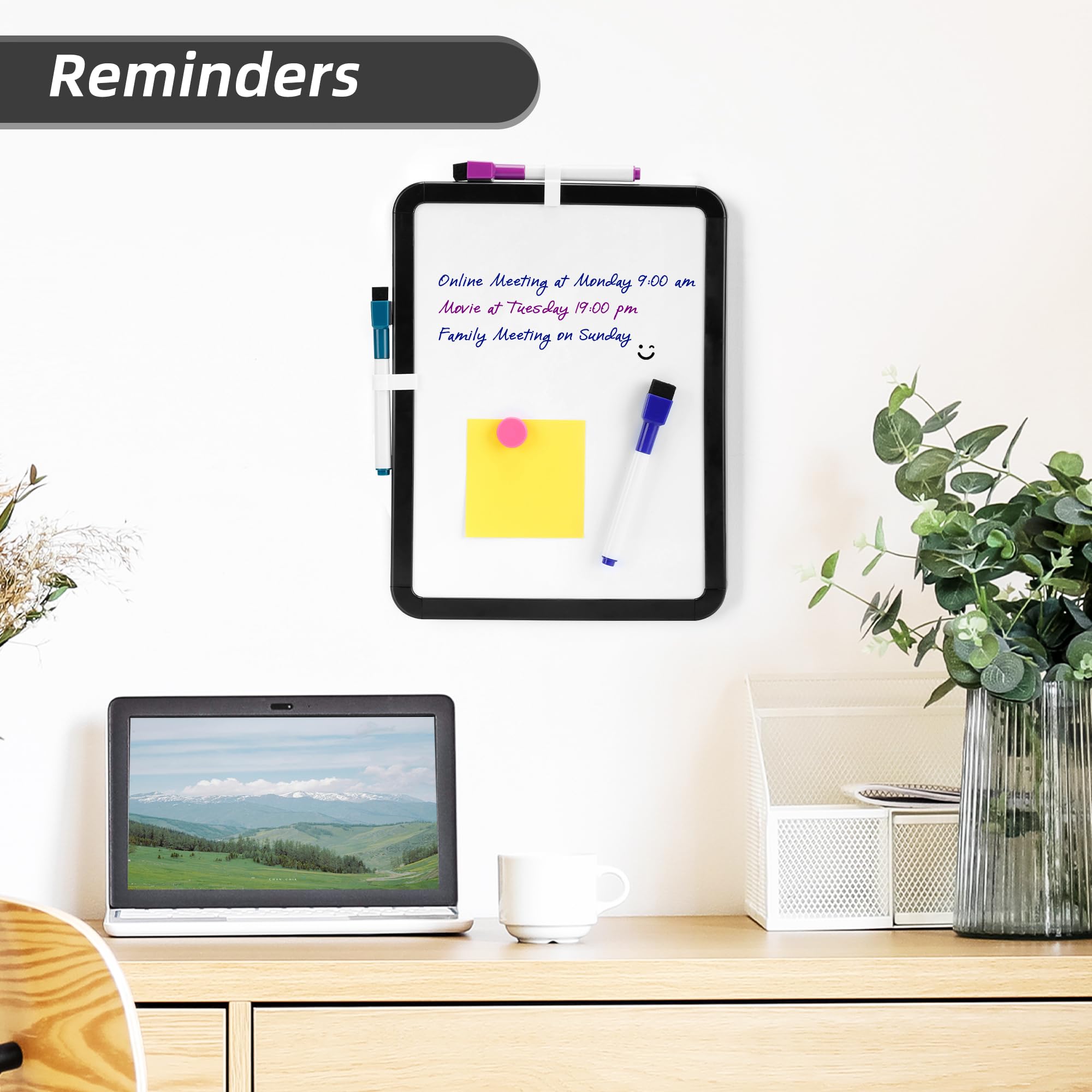 Snapklik.com : VUSIGN Small White Board Dry Erase, 8.5 X 11 Magnetic ...