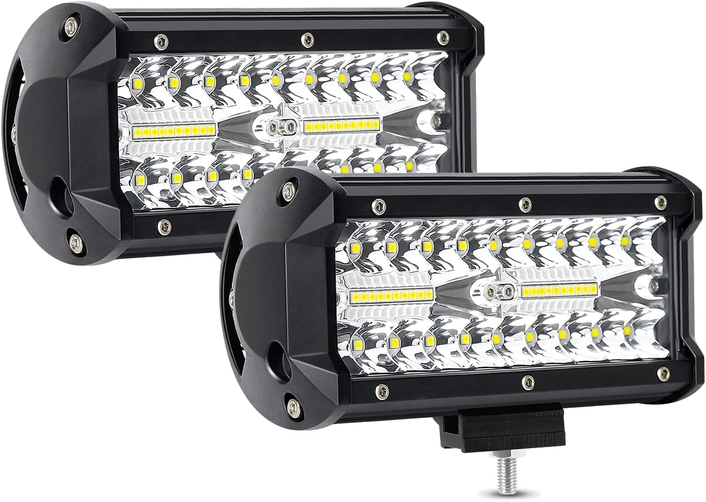 Amazon.com: MUVKQC LED Work Lights for Truck,20PCS 4INCH 126W Square ...