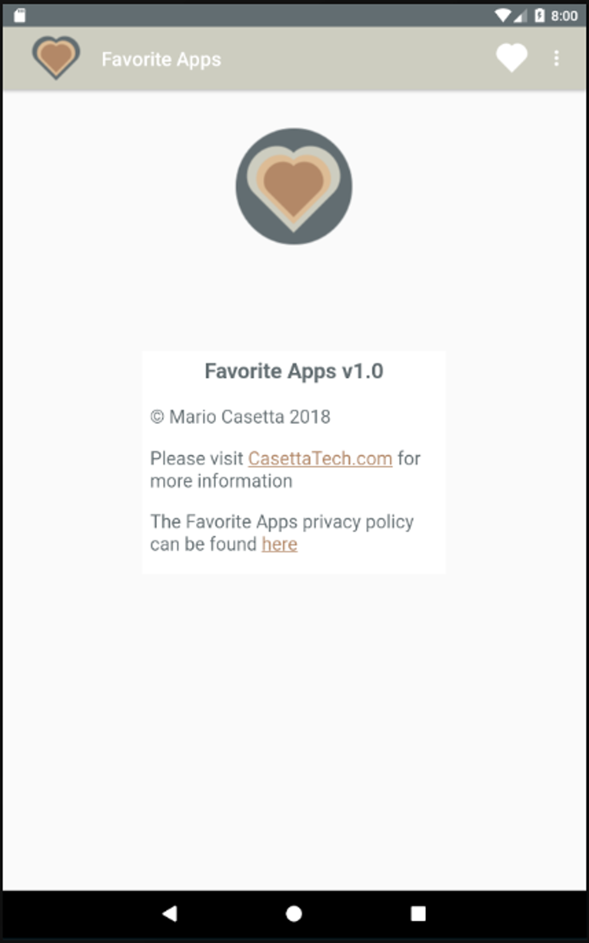Favorite Apps - Aplicativo na Amazon Appstore