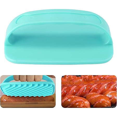 Amazon.com : G Hot Dog Slicer Hot Dog Knife BBQ Gadget for Sausage BBQ ...