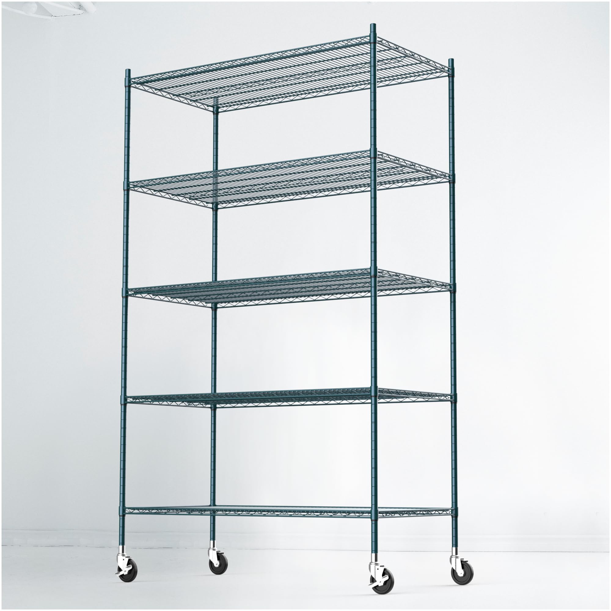 Amazon.com: APLSS NSF 5-Tier Green-Epoxy Storage Shelves, 24"x60"x74 ...