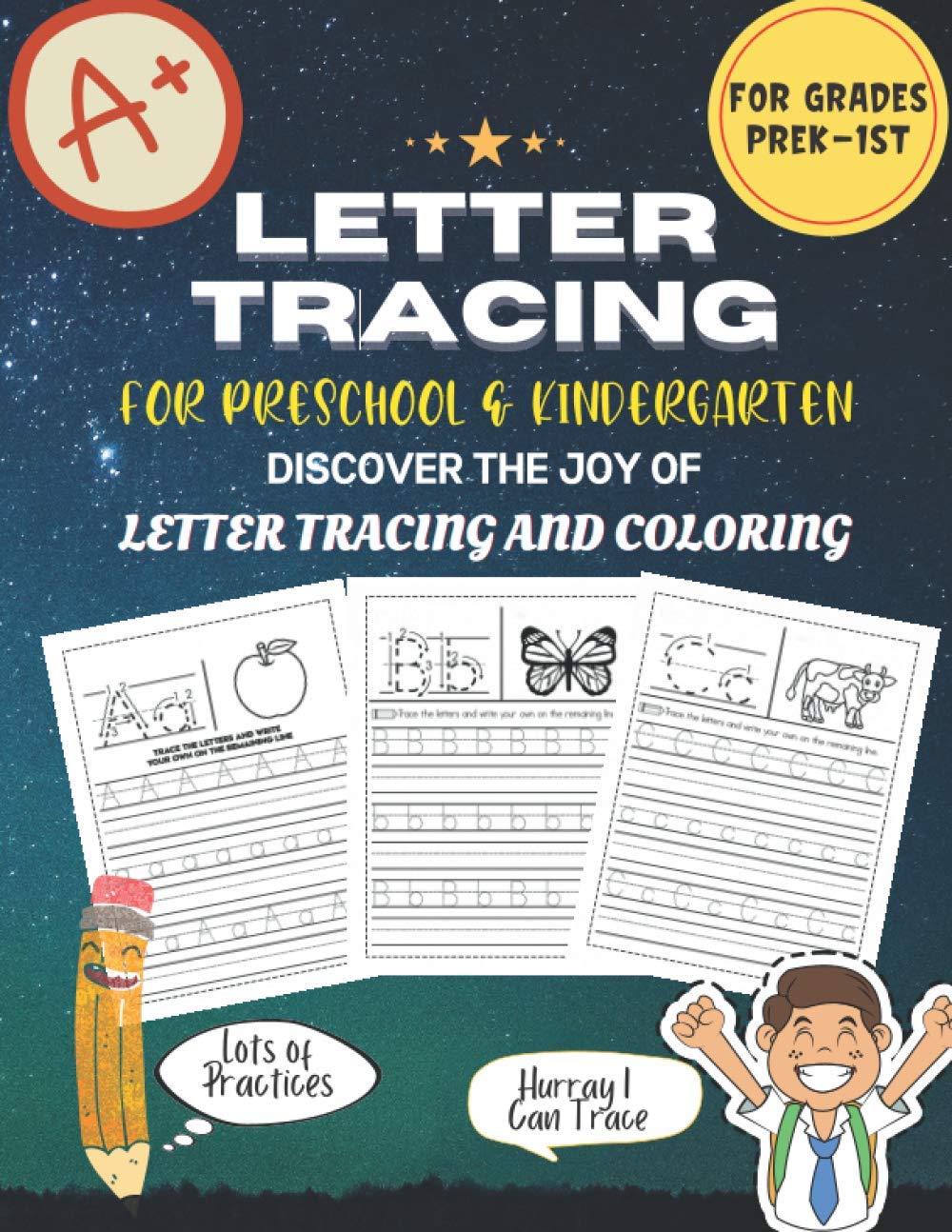 Buy Letter Tracing For Preschool & Kindergarten: A Smart Alphabet ...