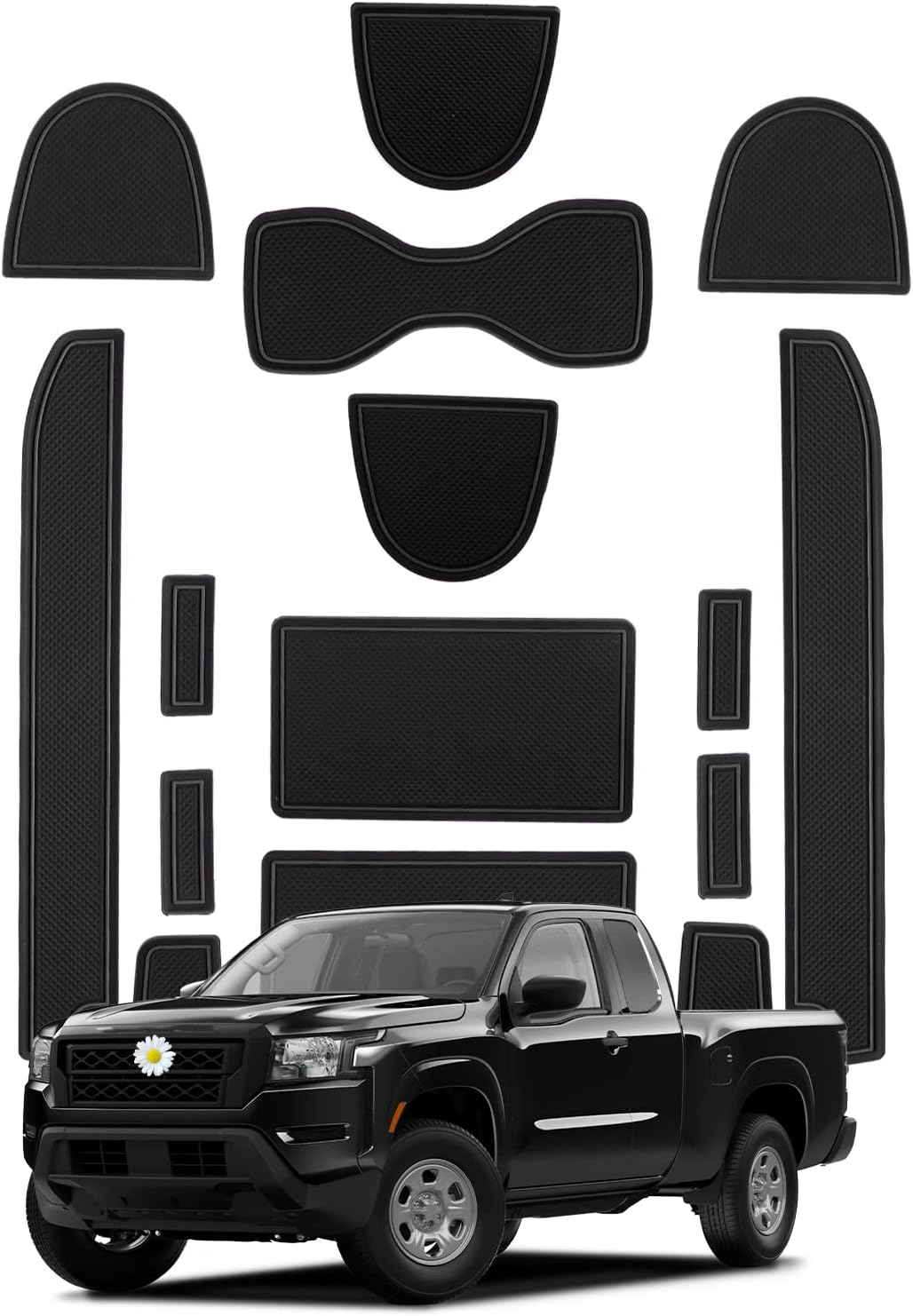 Amazon.com: SHAOHAO for 2024 2025 Frontier Door Slot Mats Fit for 2022 ...