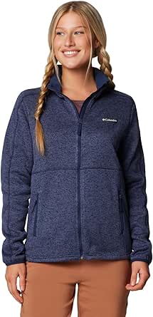 Amazon.com: Columbia Suéter de mujer Weather con cremallera completa Ii ...