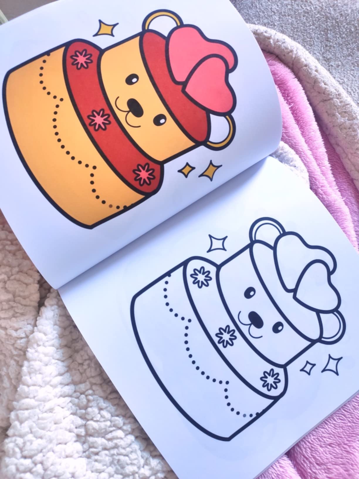 Livre de coloriage enfant gourmand - Âge 2 à 5 ans - Gâteaux, cupcake ...