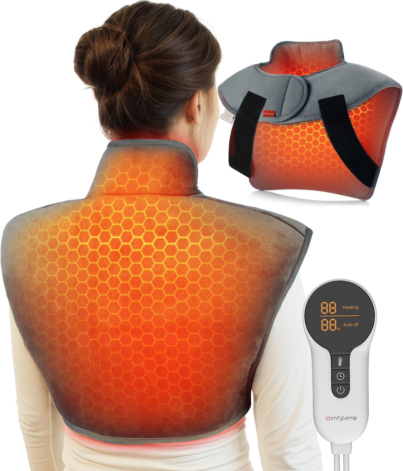 Amazon.com: Red Light Therapy for Body, Shoulder Heating Pad, 660nm ...