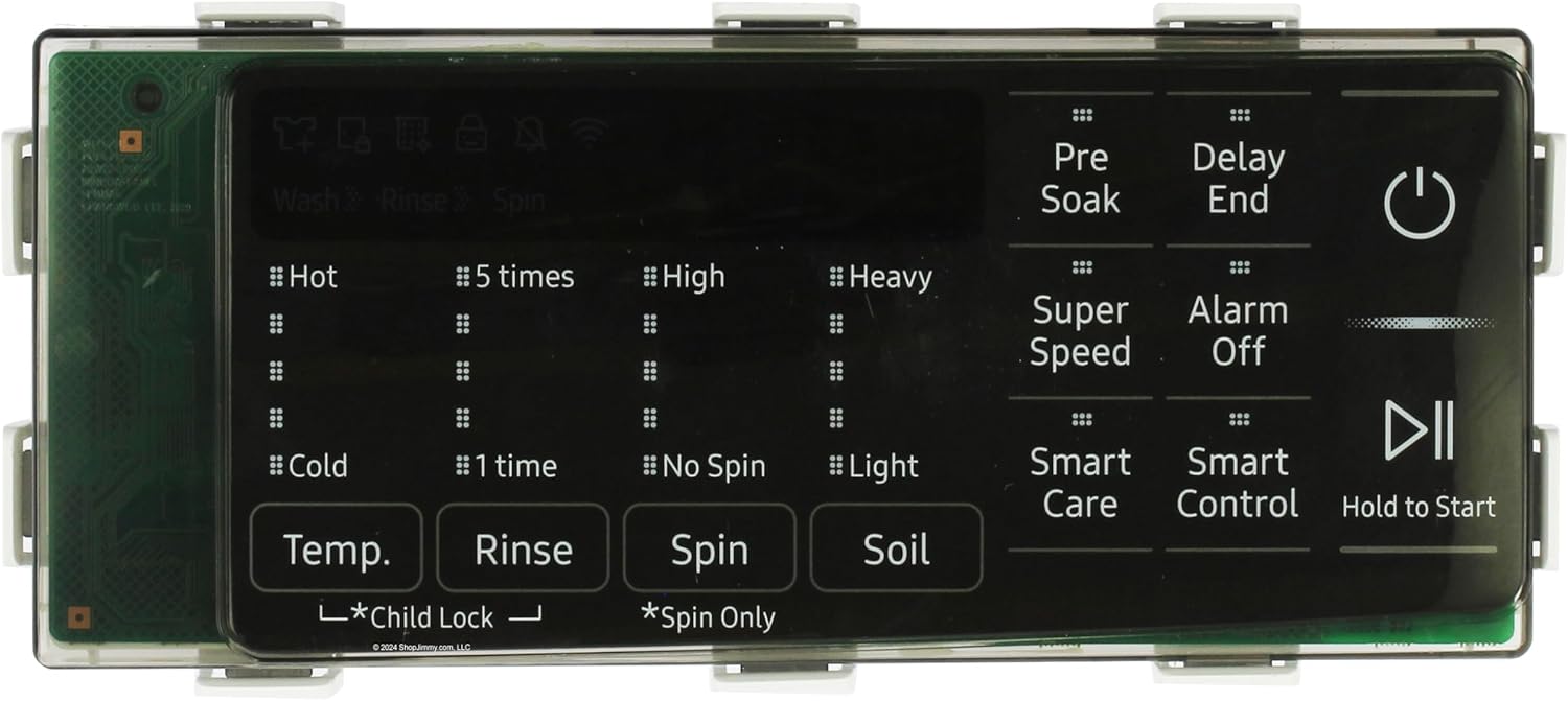 Amazon.com: ShopJimmy Washer DC97-22462S Control Board - No Overlay ...