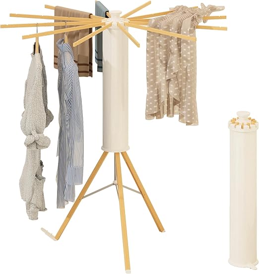 Amazon.com: Tripod Drying Rack Portable, Foldable Drying Rack Clothing ...