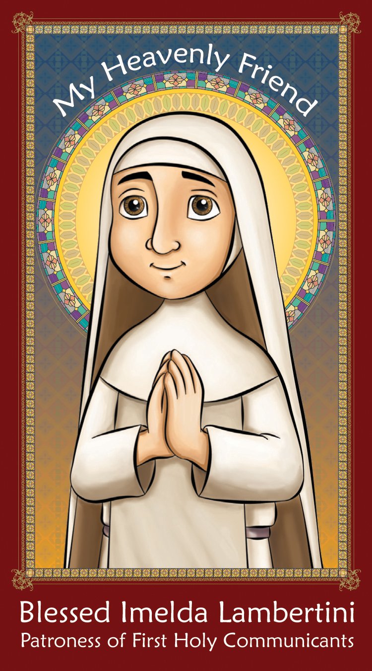 Prayer Card: Blessed Imelda Lambertini - 2.5 X 4.5 fully laminated ...