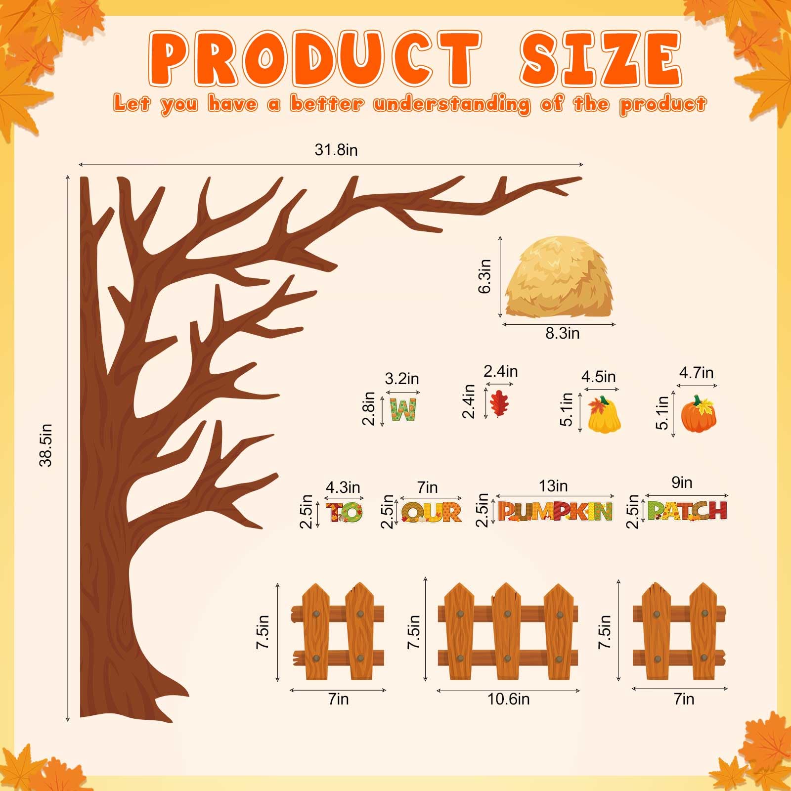 Snapklik.com : 111 Pcs Fall Bulletin Board Set Pumpkin Classroom ...