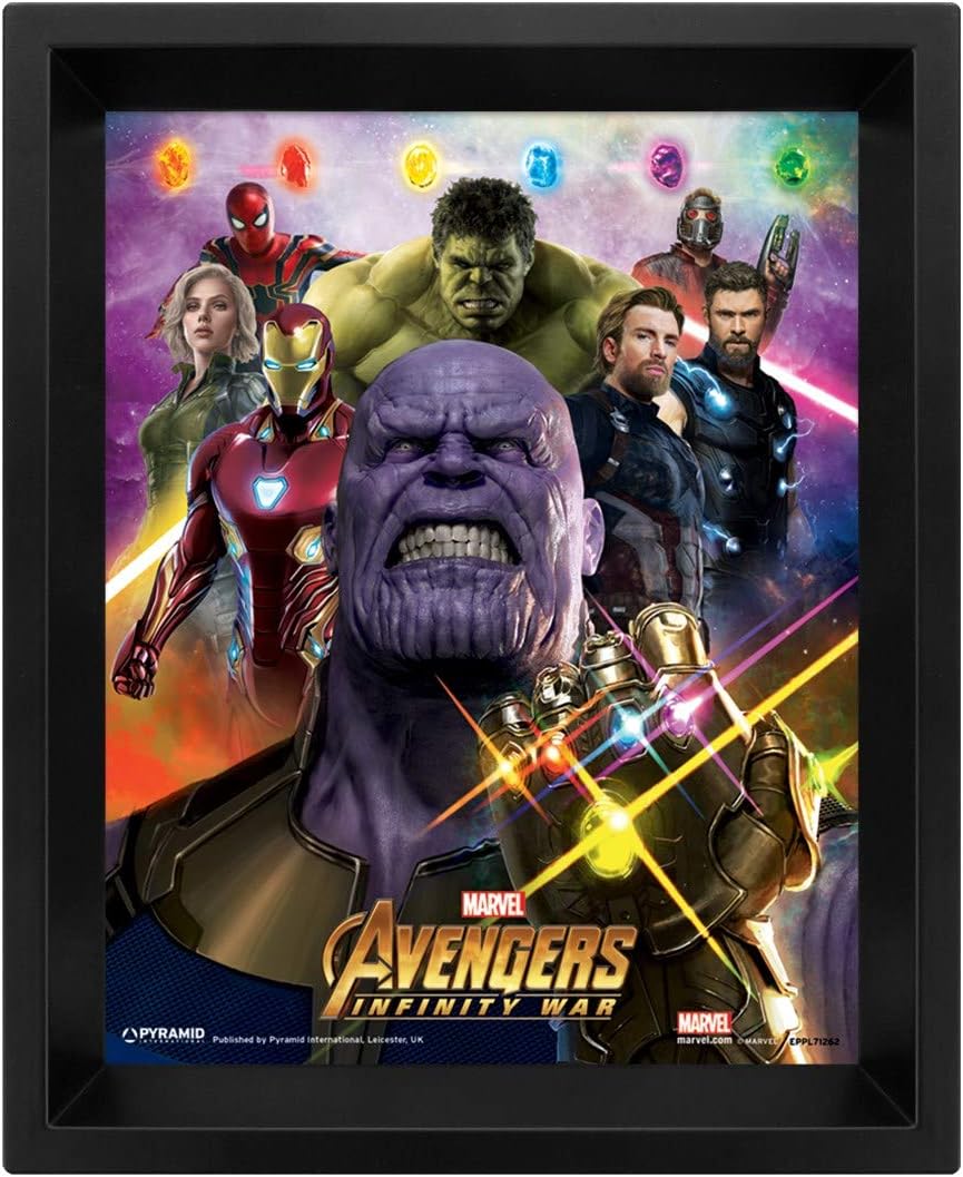 Amazon.com: Marvel Comics 3D Lenticular Posters, Multi-Colour, 10 x 8 ...