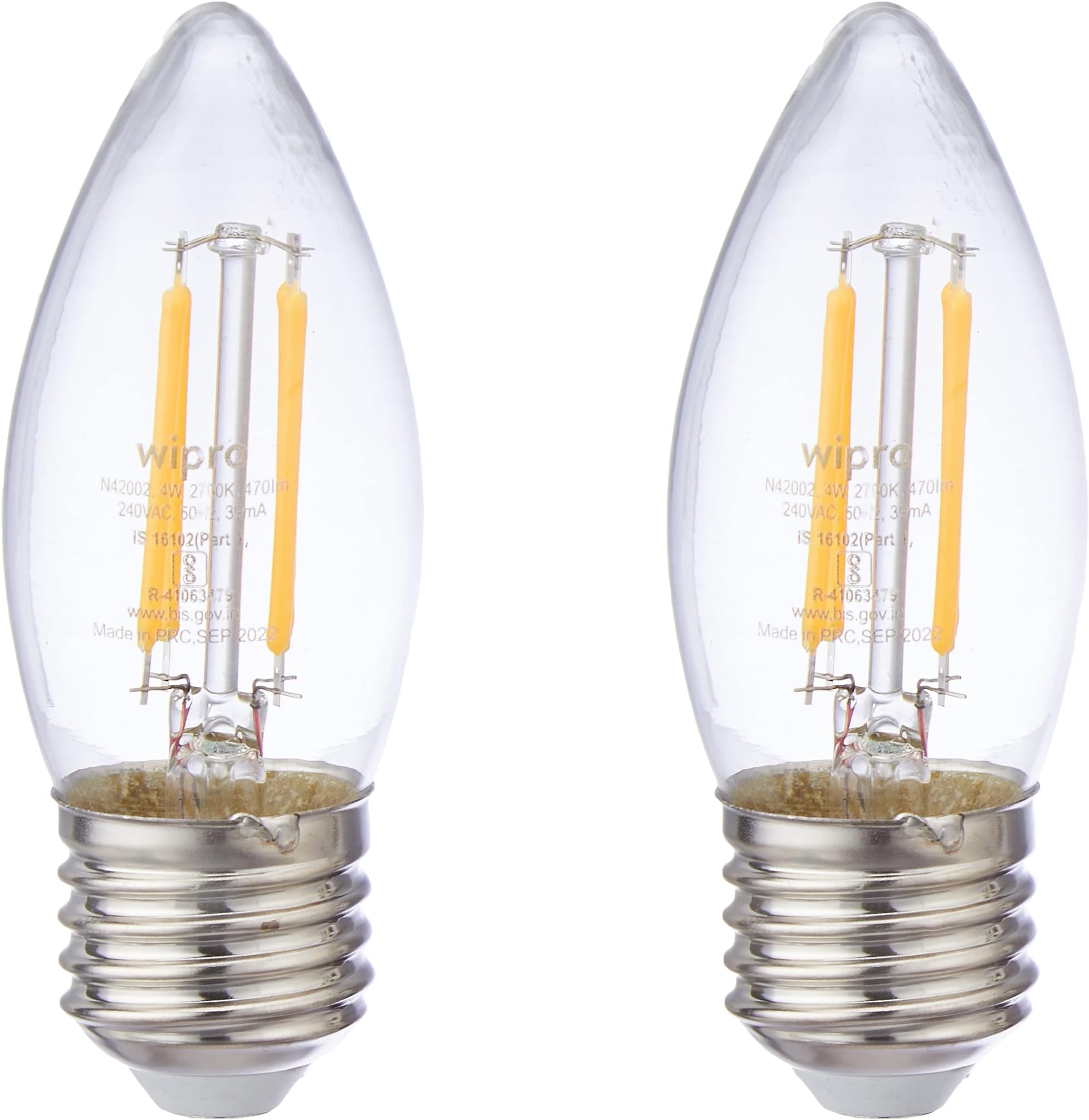 PHILIPS 9-watt Full Glow Glass LED Bulb | Energy Saver Filament LED ...