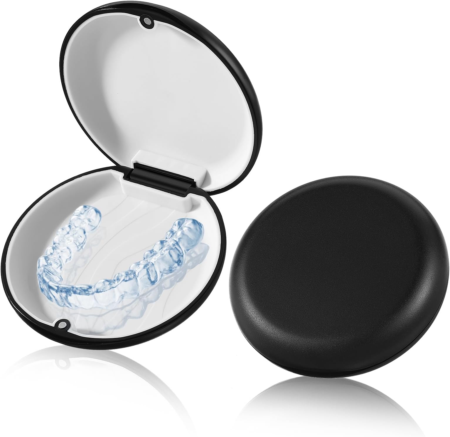 Amazon.com : Maoerdental 2 Pack Orthodontic Retainer Case with Solid ...