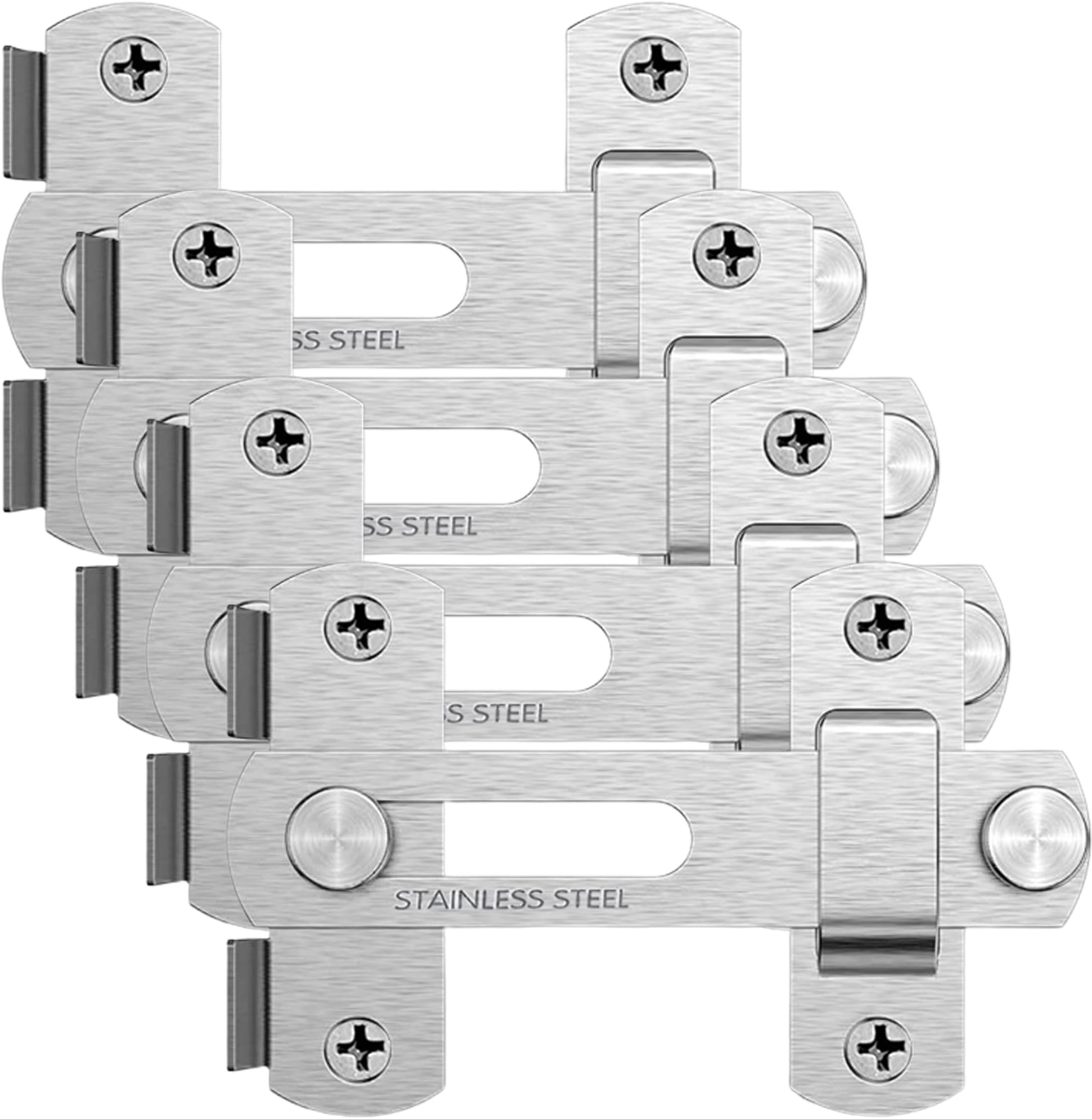 Sliding Barn Door Lock, Stainless Steel Gate Latches Flip Latch Safety ...